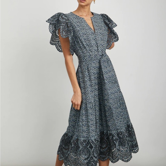Rails | Dresses | Rails Navy Midi Dress | Poshmark